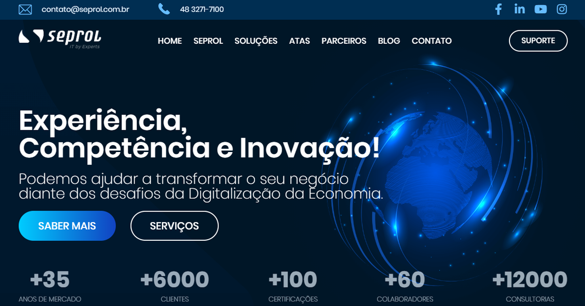 Home - Seprol, Serviços em tecnologia da Informação